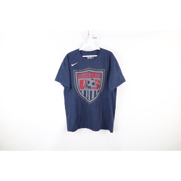 Nike | Shirts | Vintage Nike Small Faded Usmnt Usa Soccer Crest Short ...
